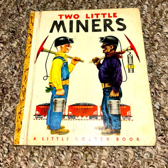 Golden Books | Toys | 949 Vintage Two Little Miners A Little Golden ...